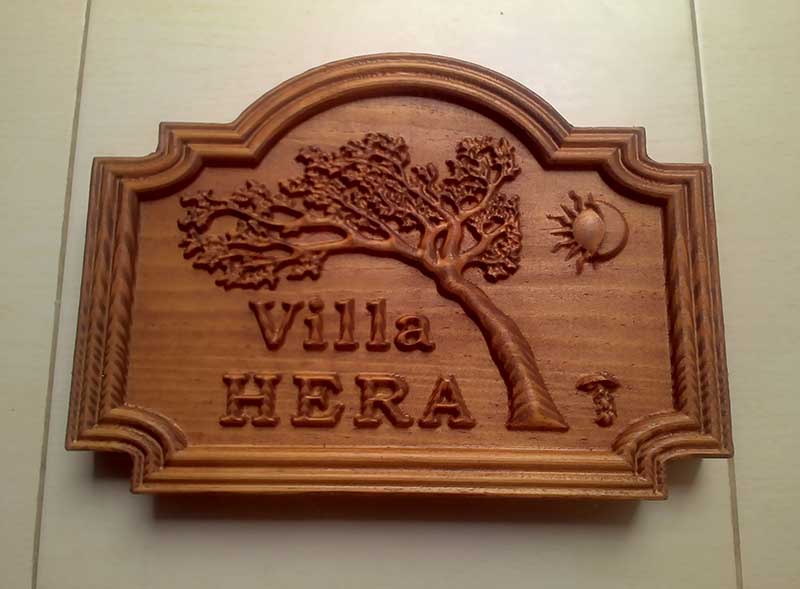 Tallas en madera - Carteles de madera personalizados
